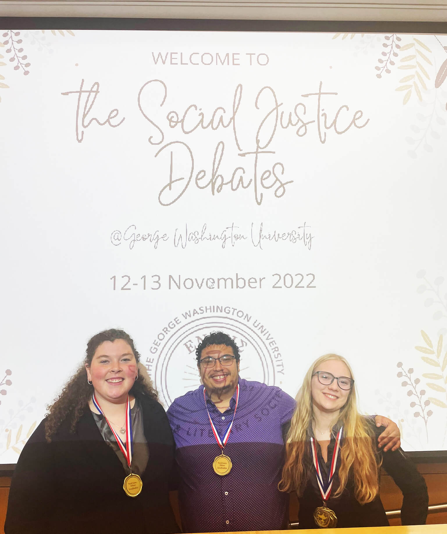 Debate team reaches semifinals at Social Justice Debates Fall ...