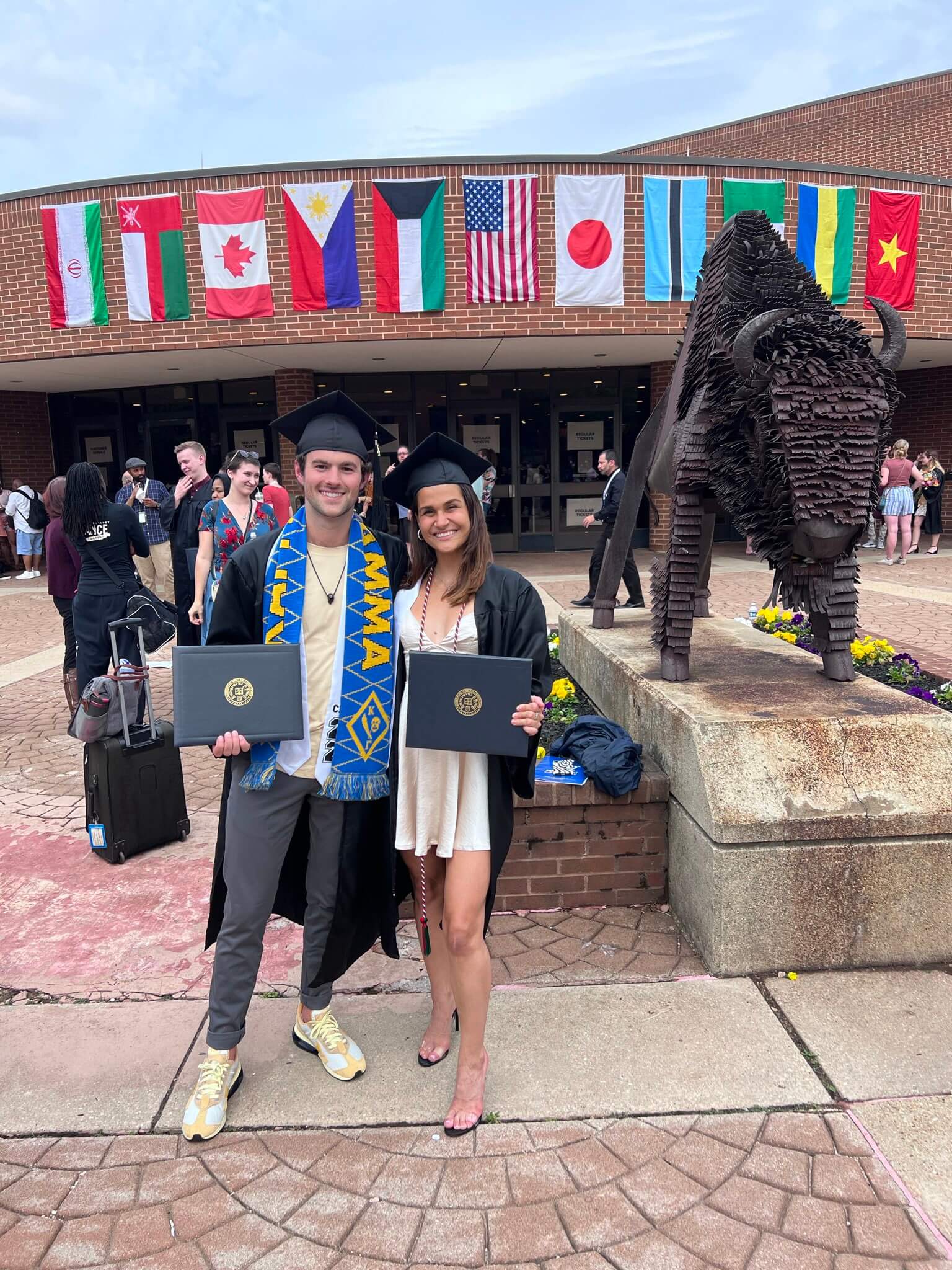 Mighty Bison statue to be cleaned, refurbished | Athletics ...