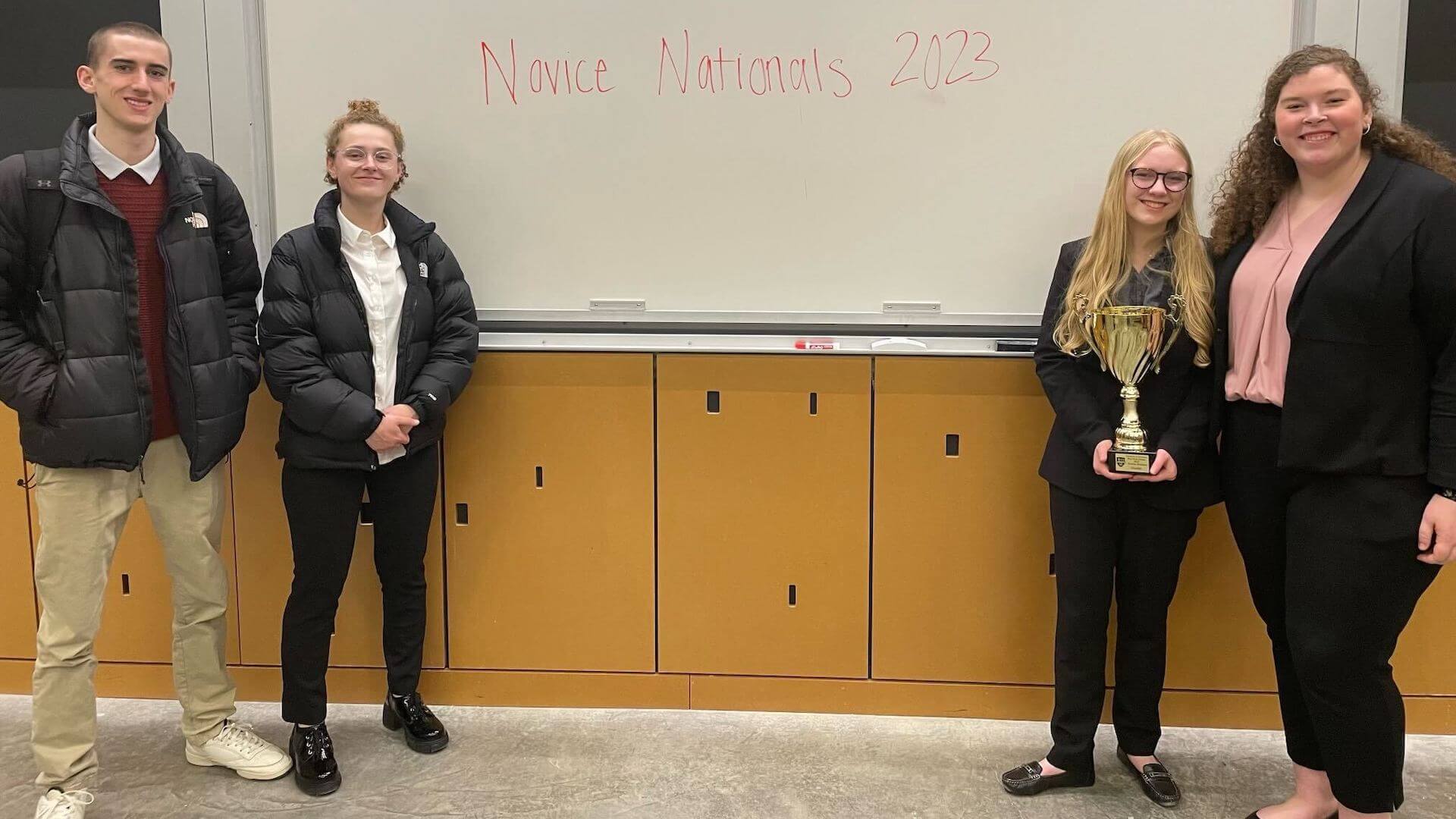 Debate team takes fourth place in BP Novice competition in Rochester ...