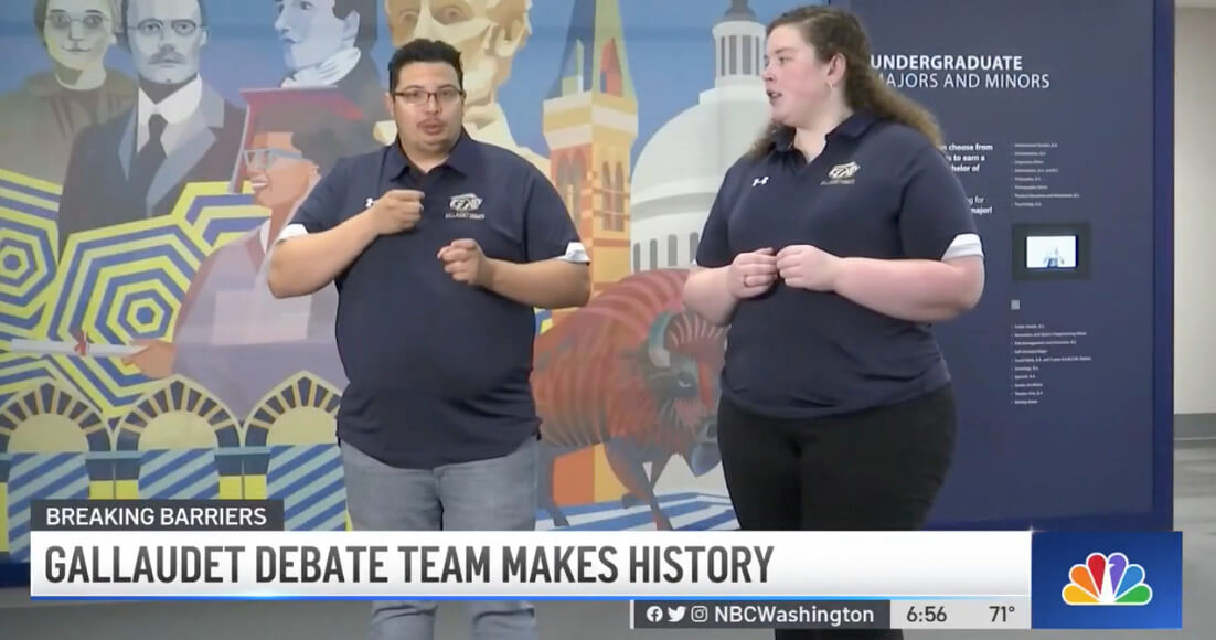 Gallaudet University Debate Team Makes History | Center for Democracy ...