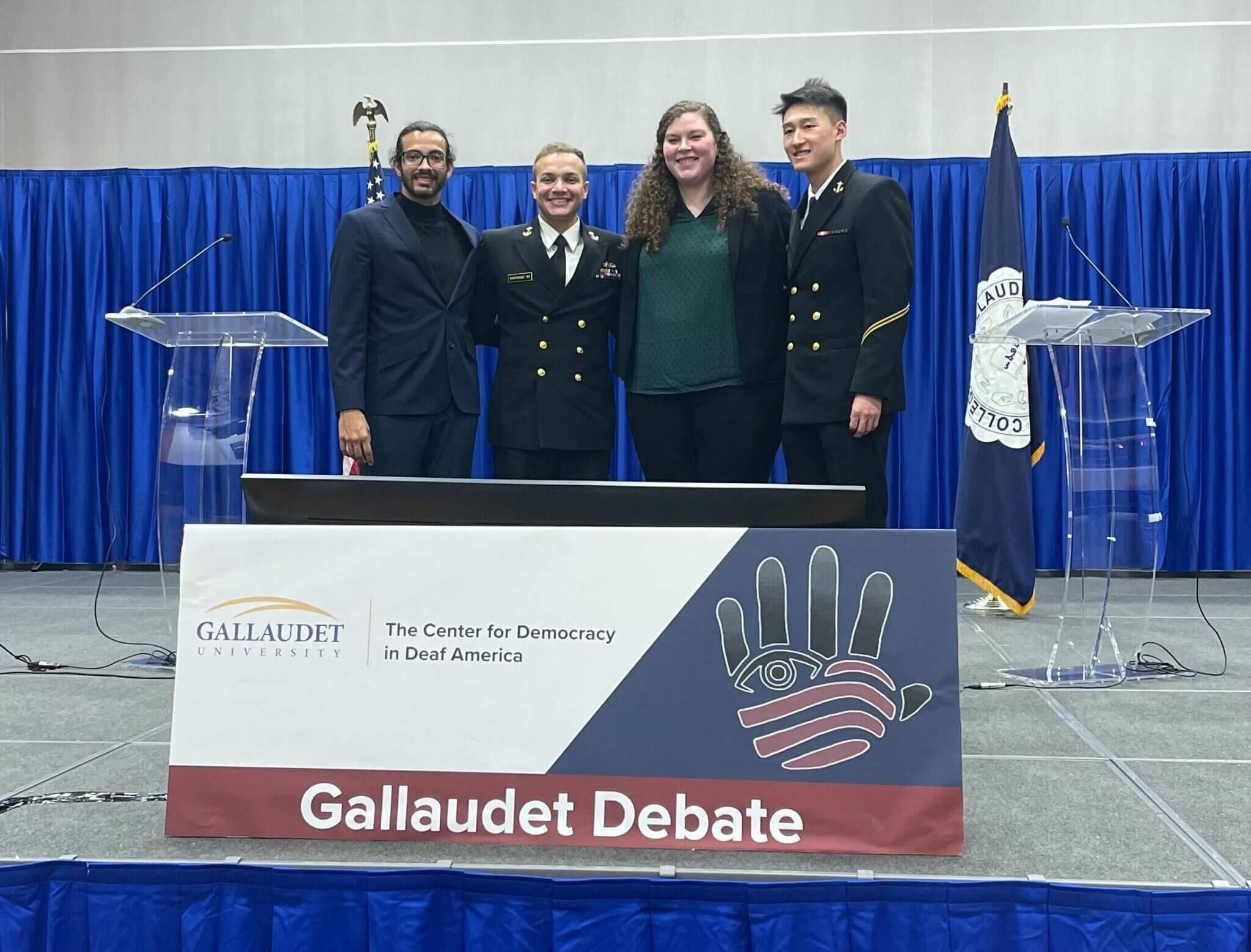 Gallaudet, U.S. Naval Academy debate the issue of deaf people serving ...
