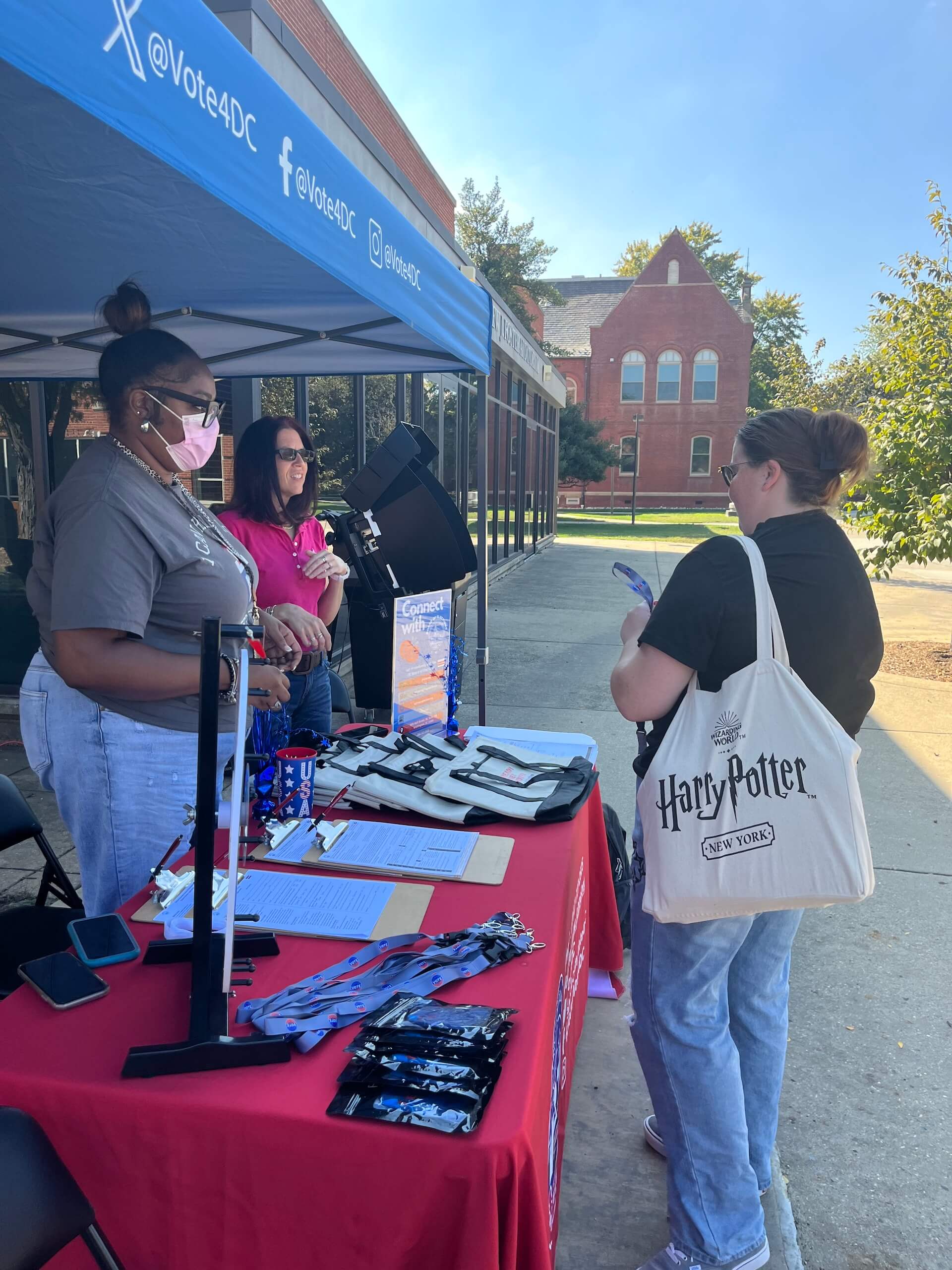 Board of Elections tent promotes voting and volunteering | Public ...