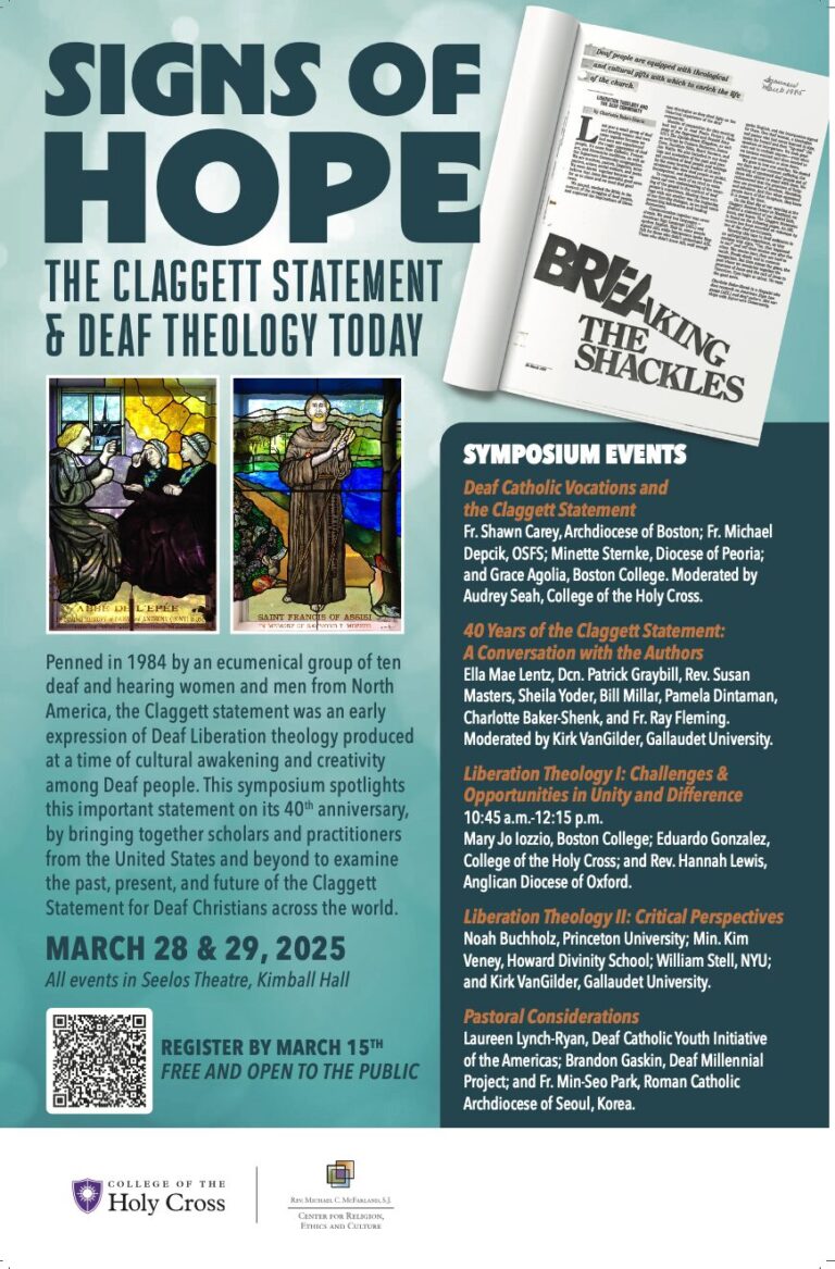 Symposium shines a light on Deaf Liberation Theology | Philosophy and ...