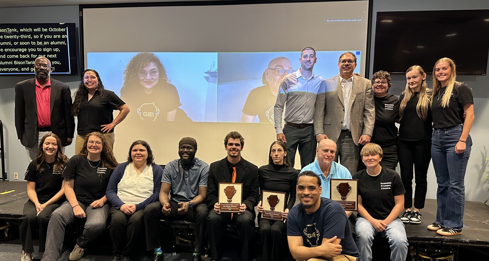 Pitch for ASL learning platform wins 8th annual Student BisonTank ...