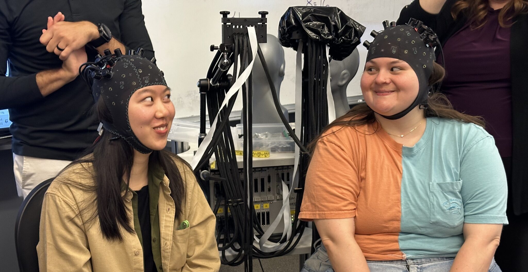 To study the brain, these students put on their thinking caps (and ...