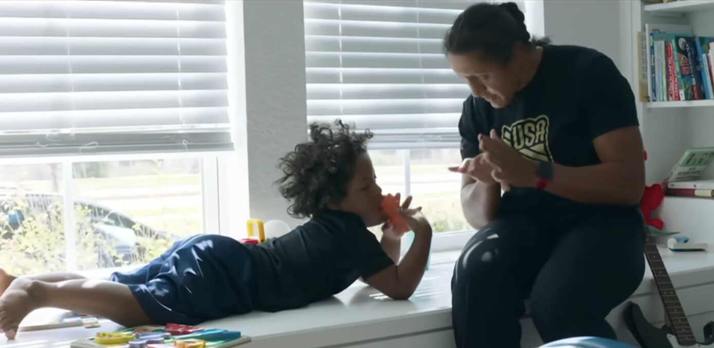 What parents can learn from the Olympic champion who signs with her ...